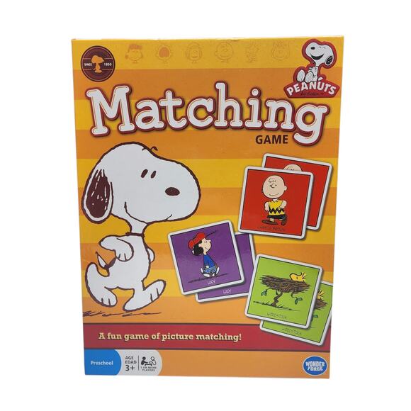 Wonder Forge | Games | Peanuts Classic Matching Game 24 Wonder Forge ...